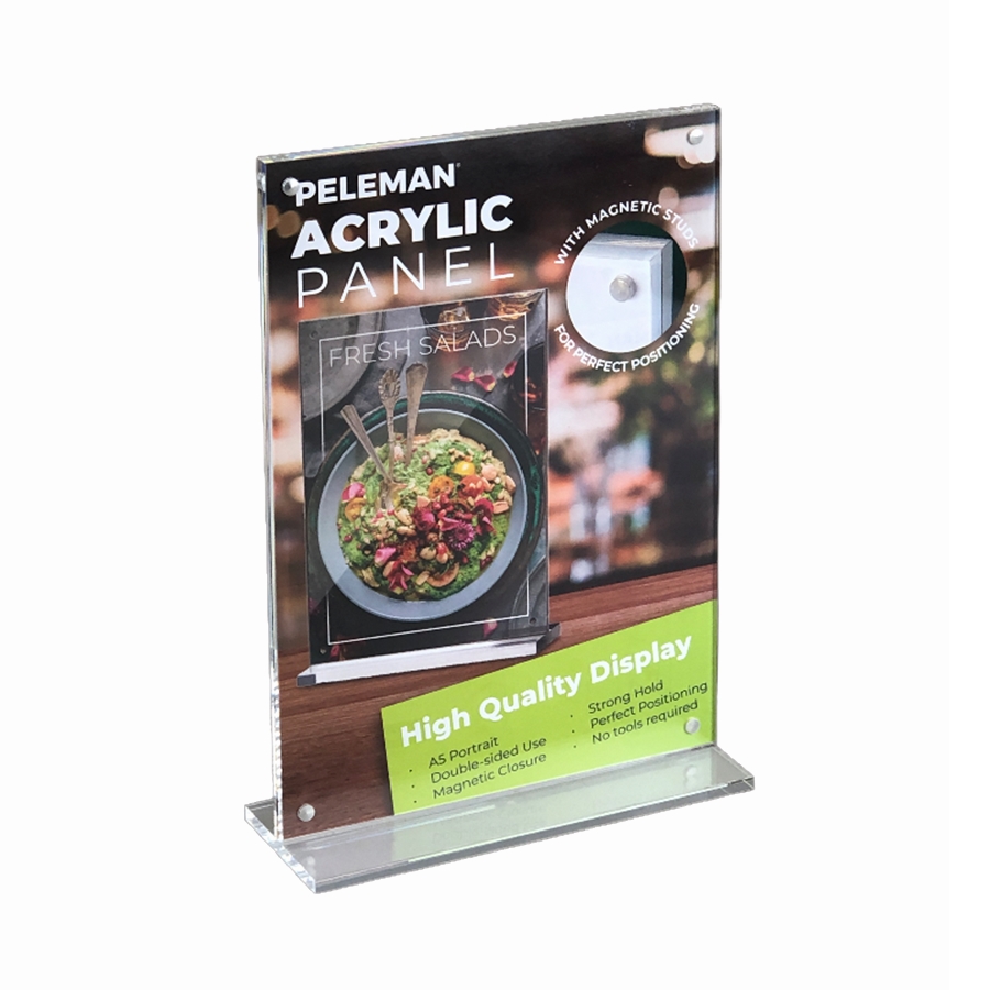 Fali, asztali dekorációk: Akril panel, A4 álló